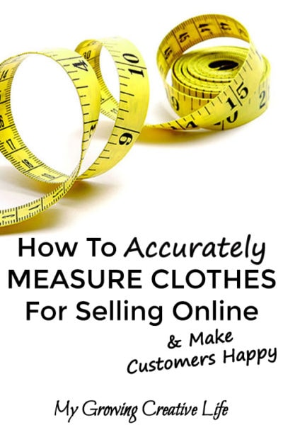 How To Accurately Measure Clothes For Selling Online - My Growing ...
