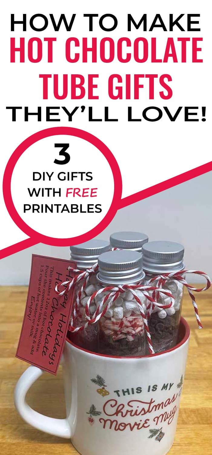 Hot Chocolate Tubes: Create Super Cute Gifts - My Growing Creative Life