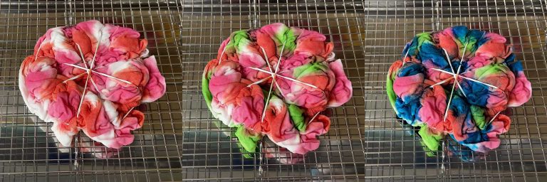 How To Crumple Tie Dye - My Growing Creative Life